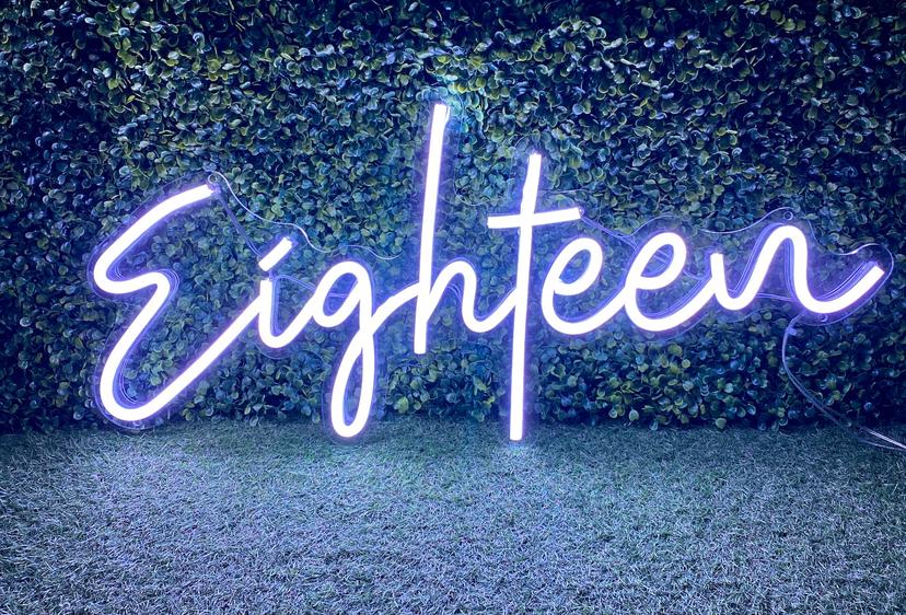 Neon Sign Backdrop Package - Party Hire Equipment Brisbane